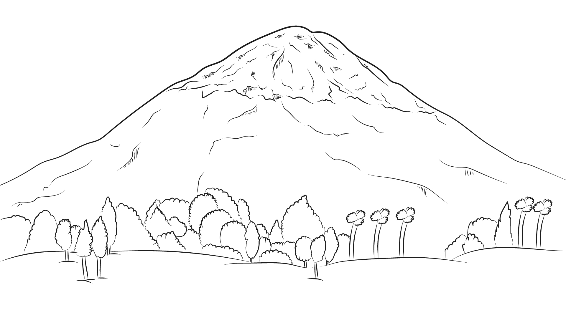 Volcán Misti | Colorea | Contigo Perú | Y tú qué planes?